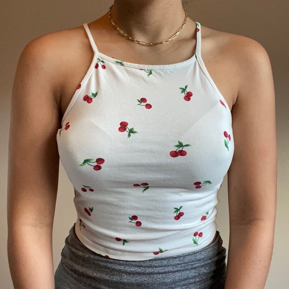 Forever 21 | Tops | Cherry Halter Top | Poshmark